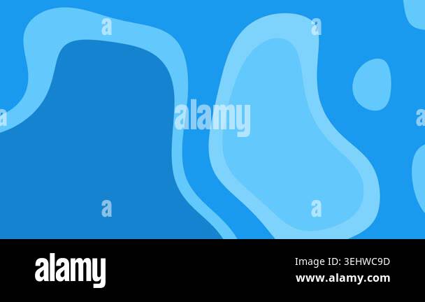 Smooth Gradient waves in shades of Blue Stock Video Footage - Alamy