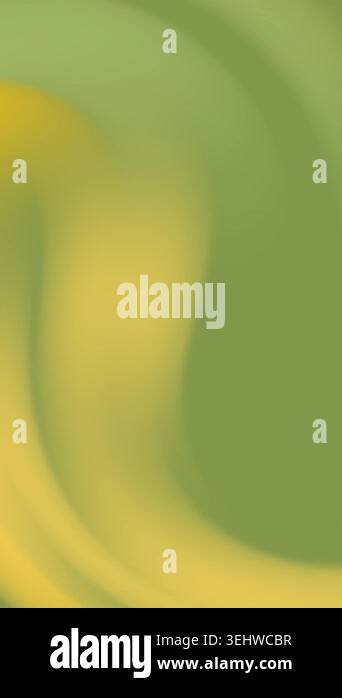 Abstract blurred green and yellow shapes creating a soft color gradient ...