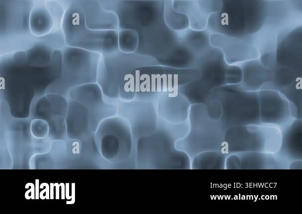 Abstract blue and dark waves with various shapes and patterns in a ...