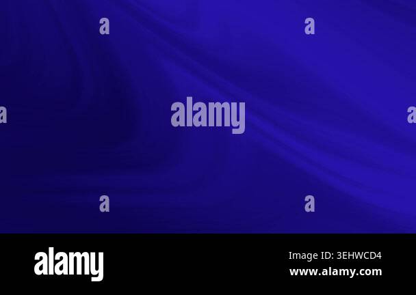 Deep blue abstract background with smooth flowing curves and soft ...