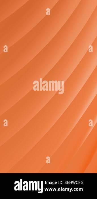 Abstract orange background with curved lines creating a smooth flowing ...