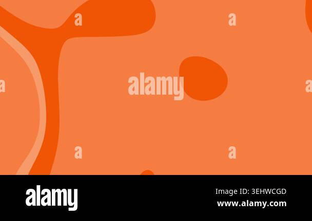 Abstract shapes in vibrant orange tones creating a modern visual ...
