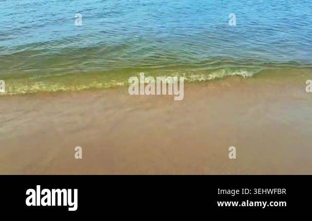 Clear Ocean Wave Background, Tropical Sea Water Texture Stock Video ...