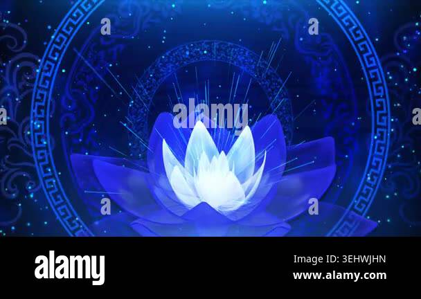 Aesthetic lotus atmosphere with dreamy light and shadow background ...