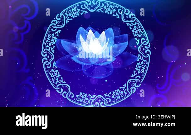 Aesthetic lotus atmosphere with dreamy light and shadow background ...