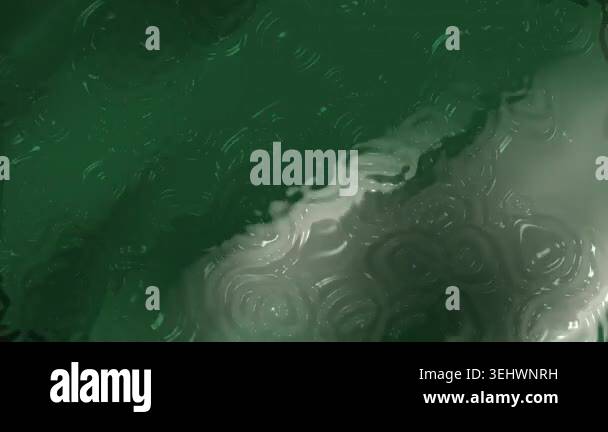 Abstract green and white textured background with raindrop patterns on ...