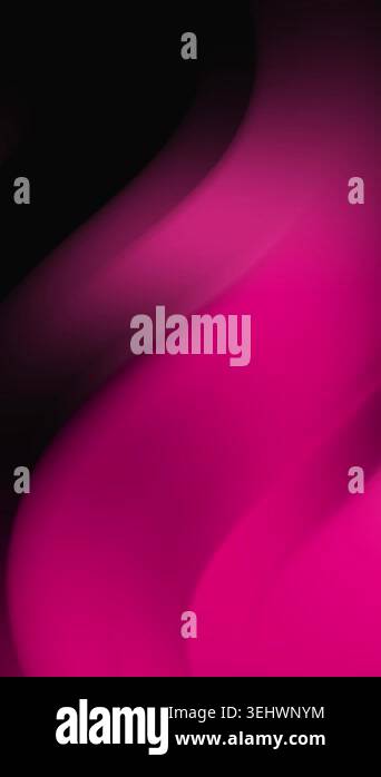 Abstract wavy lines in pink and black against a dark background Stock ...