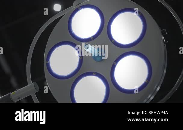 Powerful LED surgical light system used in modern operating room ...