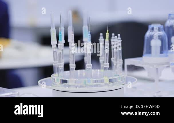 Rotating sterile medical injectors and precision needle system during ...