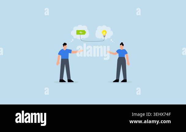 Mentor, 4k animation of businessman mentor help employee to get new ...