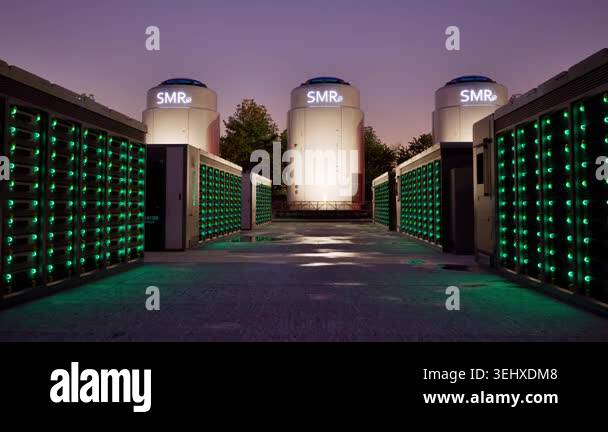 Smr or small modular nuclear reactors with energy storage system or ...