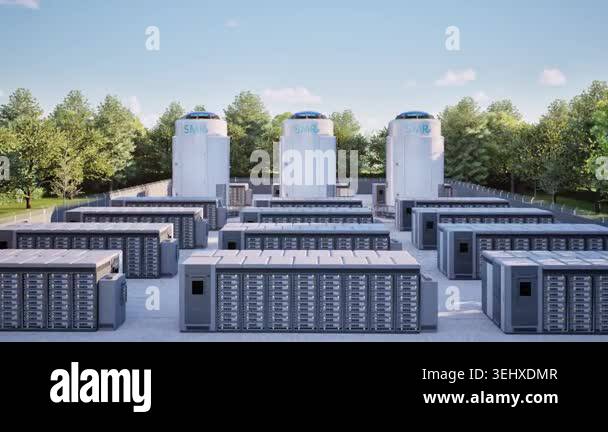 Smr or small modular nuclear reactors with energy storage system or ...