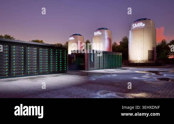 Smr or small modular nuclear reactors with energy storage system or ...