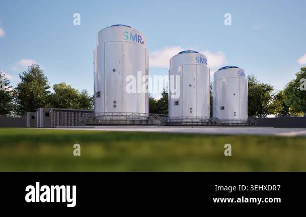 Smr or small modular nuclear reactors with energy storage system or ...