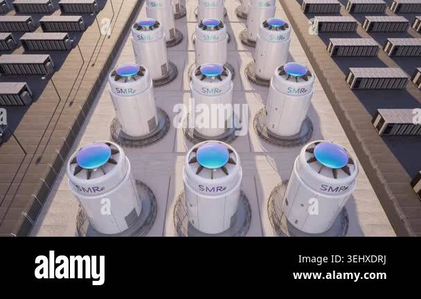 Smr or small modular nuclear reactors with energy storage system or ...
