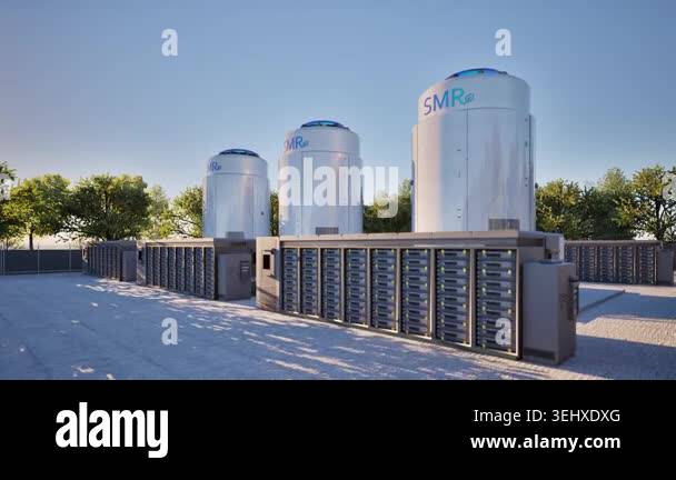 Smr or small modular nuclear reactors with energy storage system or ...