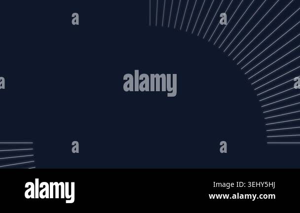 Abstract dark background with white radiating linear light patterns ...