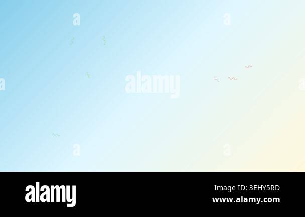 A minimalist view of a clear, bright blue sky transitioning into a soft ...