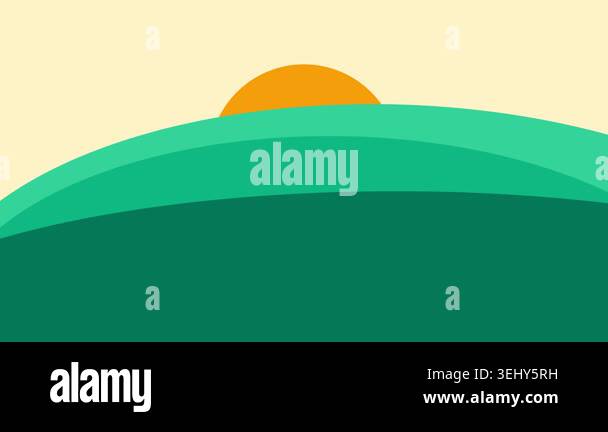 A clean, minimalist vector graphic featuring a stylized bright orange ...