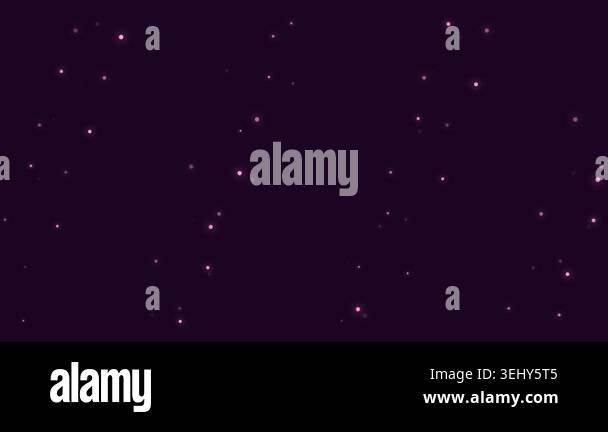 A dark, deep purple background featuring scattered, glowing, soft-focus ...