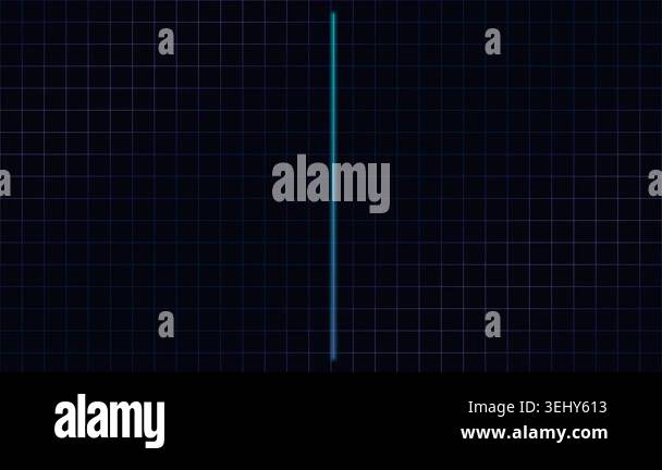 Minimalist grid pattern with a single bright vertical neon blue light ...