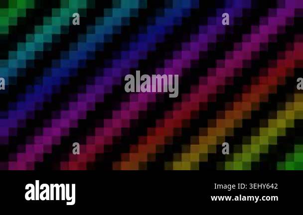 A vibrant and abstract digital graphic featuring diagonal lines of ...