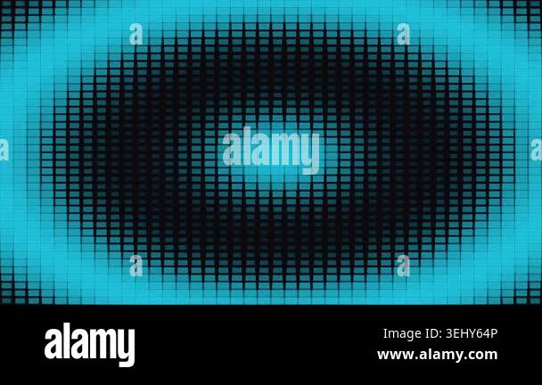 A high-contrast digital background featuring a grid of small squares ...