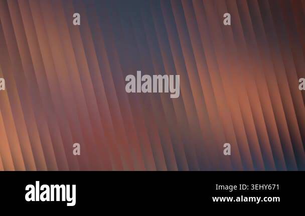 Abstract vertical blinds with warm orange and cool blue gradient light ...