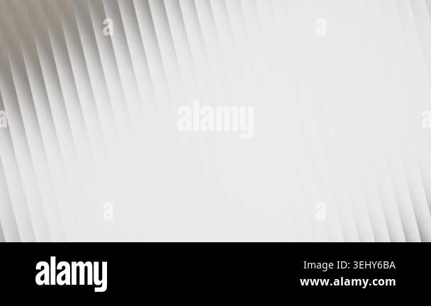 Abstract white background with vertical pleats, isolated on white ...