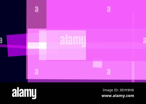 Abstract composition of overlapping pink and purple rectangles with ...