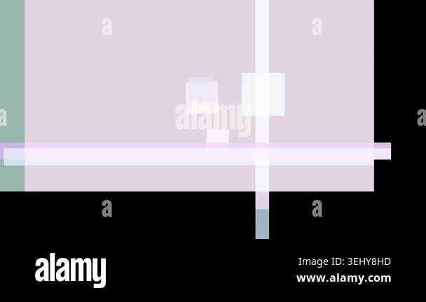 Abstract composition with overlapping translucent geometric shapes in ...