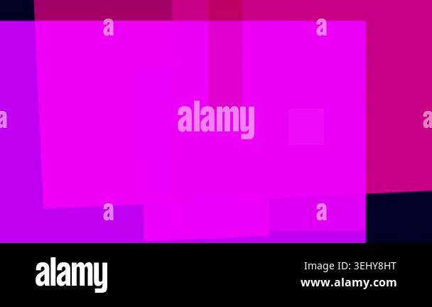 Abstract composition of overlapping magenta and purple geometric shapes ...