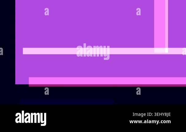 Abstract geometric composition with overlapping purple and pink ...