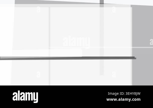 Abstract geometric composition with overlapping translucent rectangles ...