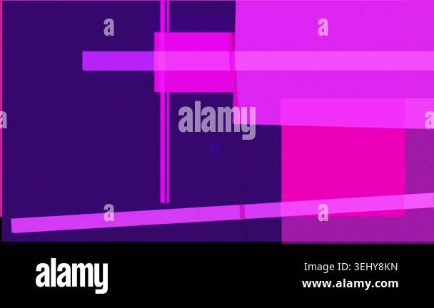 Abstract composition of overlapping geometric shapes in shades of pink ...