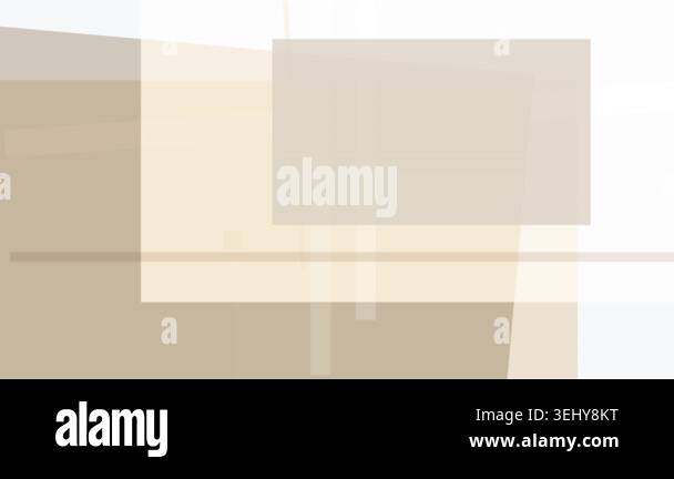 Abstract geometric composition with overlapping translucent rectangles ...