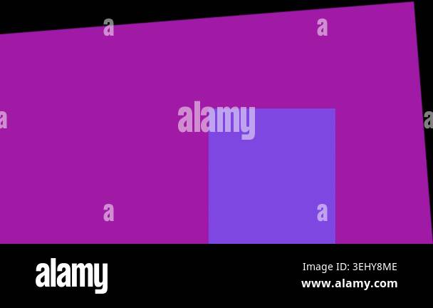 Abstract geometric composition with overlapping purple and blue ...