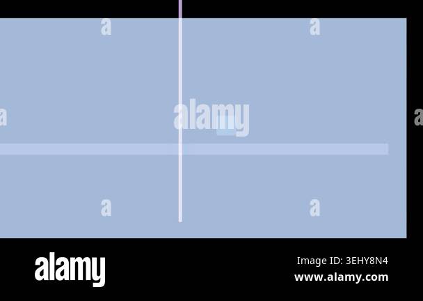 Abstract geometric composition with pastel blue and white lines on ...