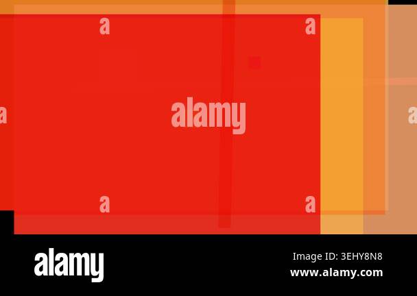 Abstract composition with overlapping translucent rectangles in shades ...