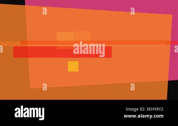 Abstract geometric composition with overlapping translucent shapes in ...