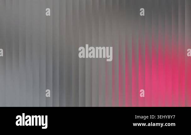 Abstract gray background with vertical lines and a touch of red light ...