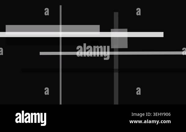 Abstract composition of intersecting horizontal and vertical lines and ...