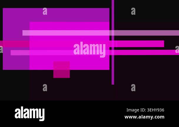 Abstract geometric composition with overlapping pink rectangles and ...