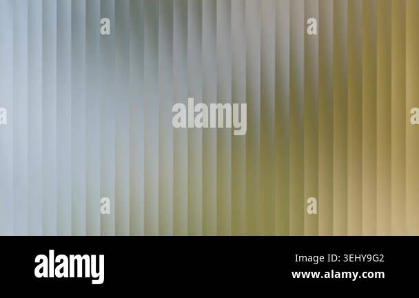 Abstract vertical blinds with a gradient of soft blue to warm gold ...