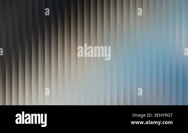Abstract vertical blinds with gradient shades of gray, beige, and blue ...