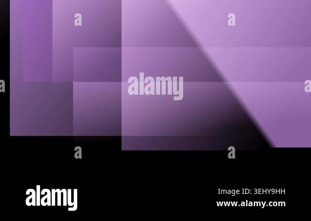 Abstract geometric composition with overlapping translucent purple ...