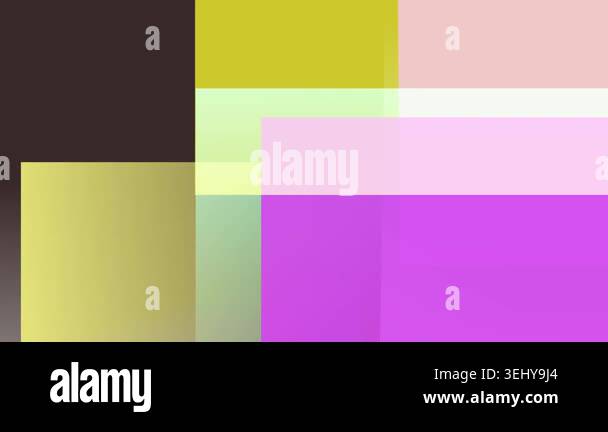 Abstract geometric composition with overlapping translucent rectangles ...