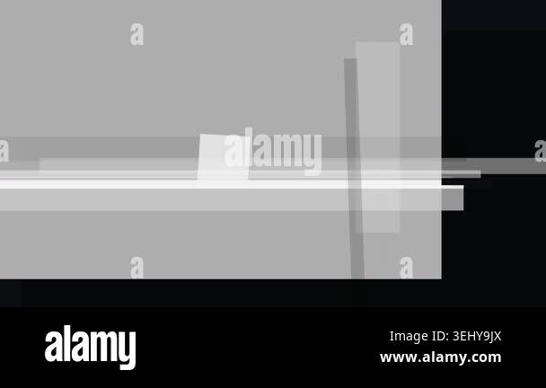 Abstract geometric composition with overlapping grey and white ...