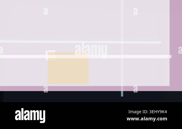 Abstract geometric composition with soft pastel colors and intersecting ...