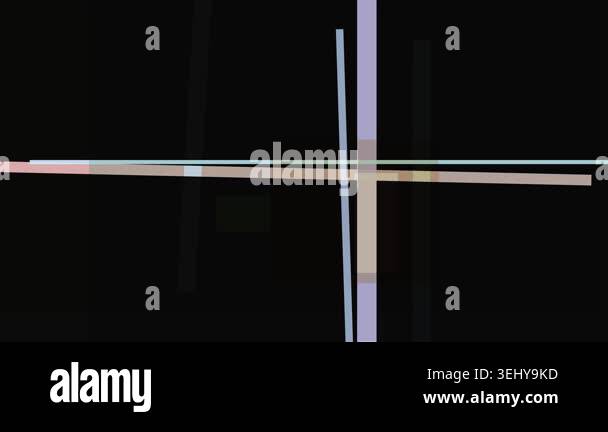 Abstract geometric composition with intersecting lines and pastel color ...